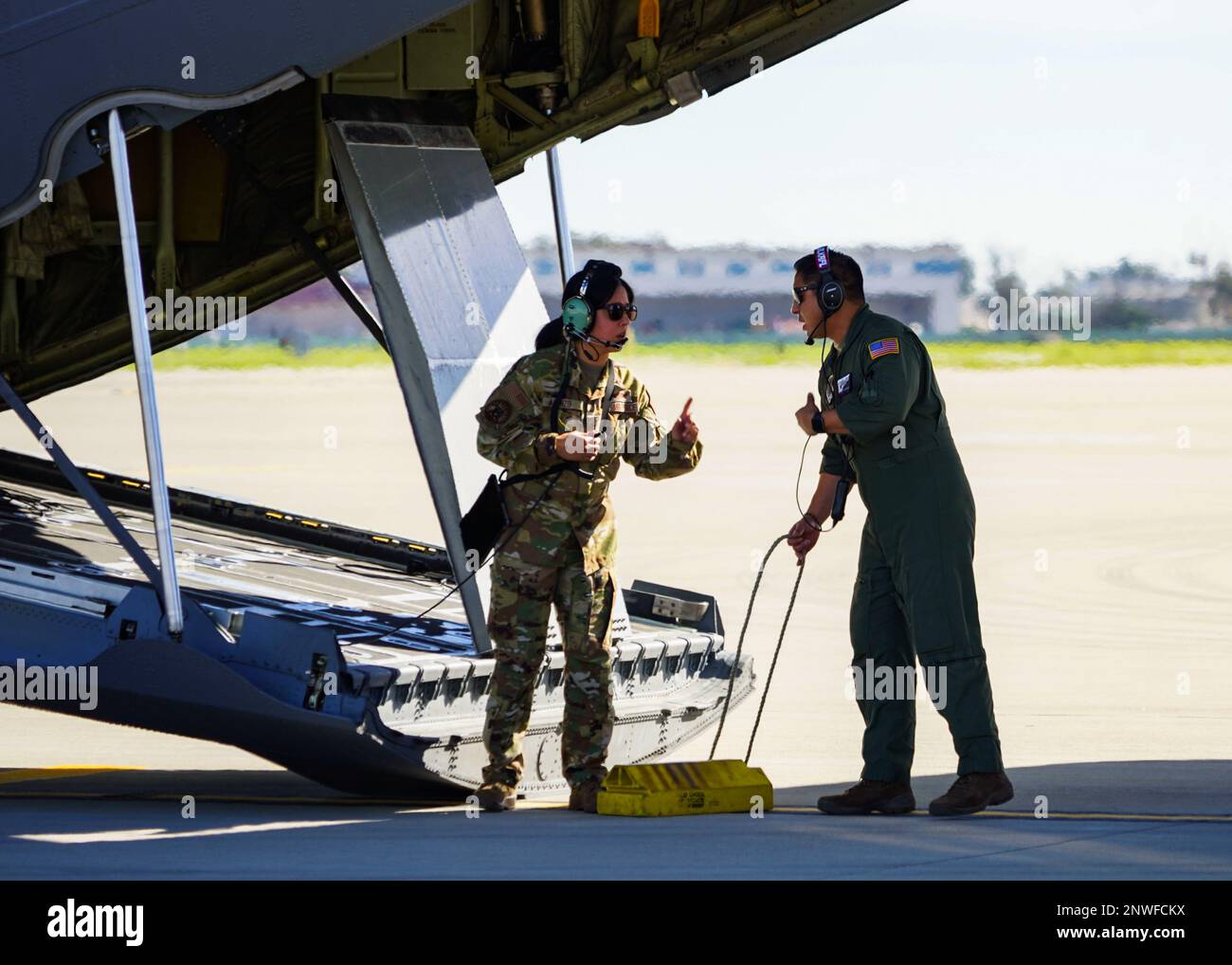 California Air National Guard Airman 1st Class Candace Alonzo and Staff ...