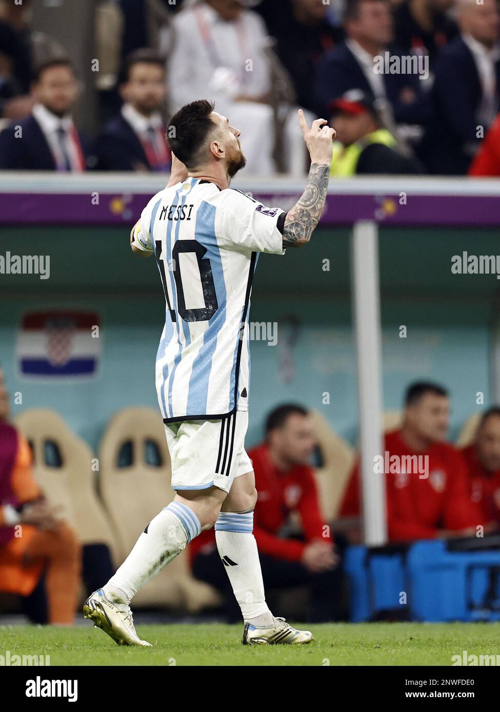AL DAAYEN - Lionel Messi of Argentina during the FIFA World Cup Qatar ...