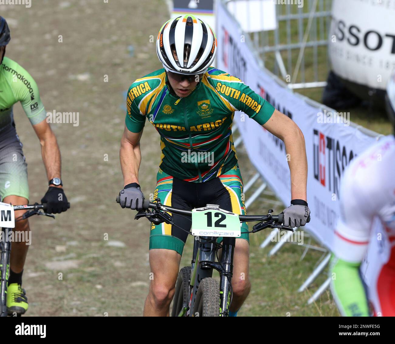 Daniel van der Walt, of South Africa, at the 2018 UCI Mountain Bike ...