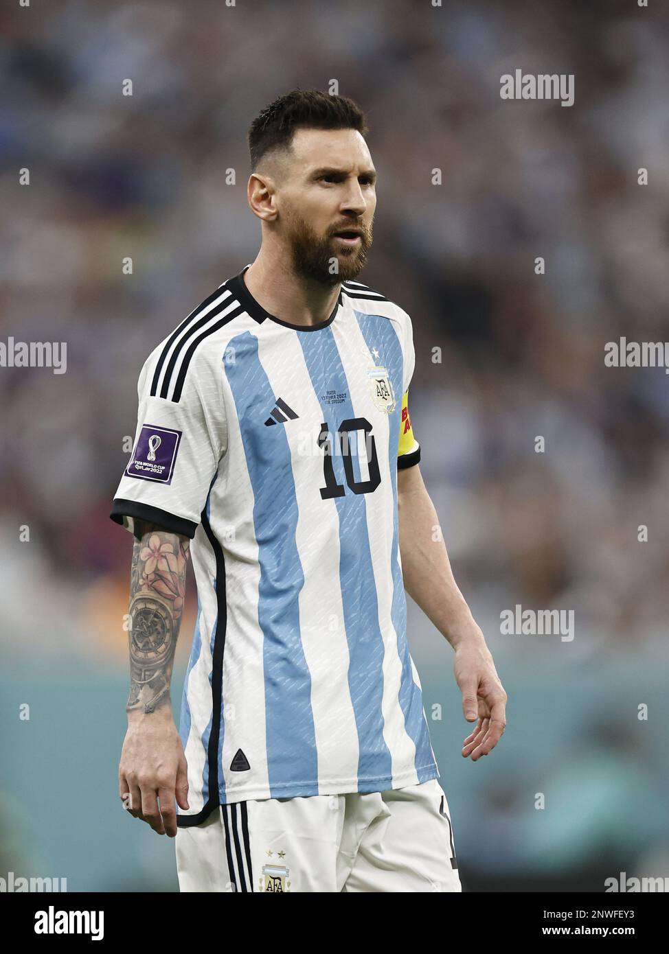 AL DAAYEN - Lionel Messi of Argentina during the FIFA World Cup Qatar ...