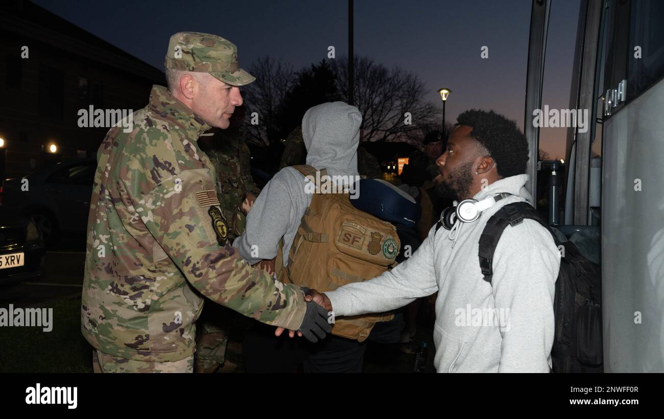 U.S. Air Force Brig. Gen. Joseph Campo, 48th Fighter Wing Commander ...
