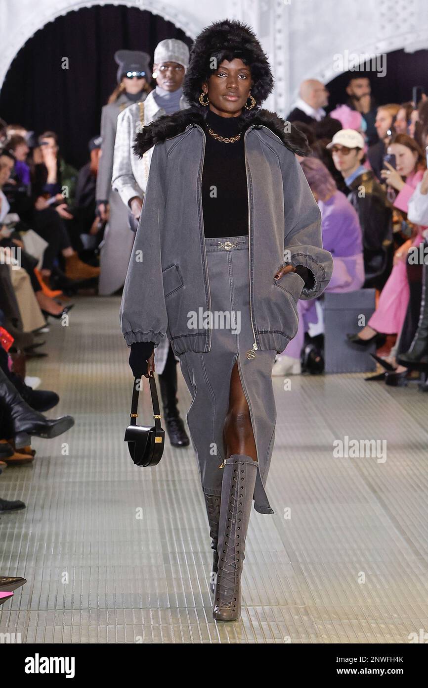 Paris, France, 28/02/2023, Models on the runway at the Patou fashion ...