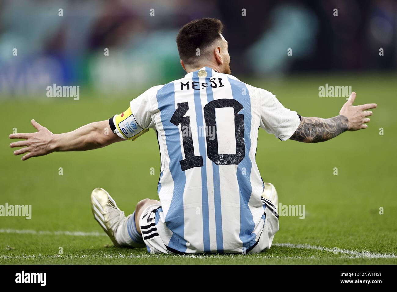 AL DAAYEN - Lionel Messi of Argentina during the FIFA World Cup Qatar ...