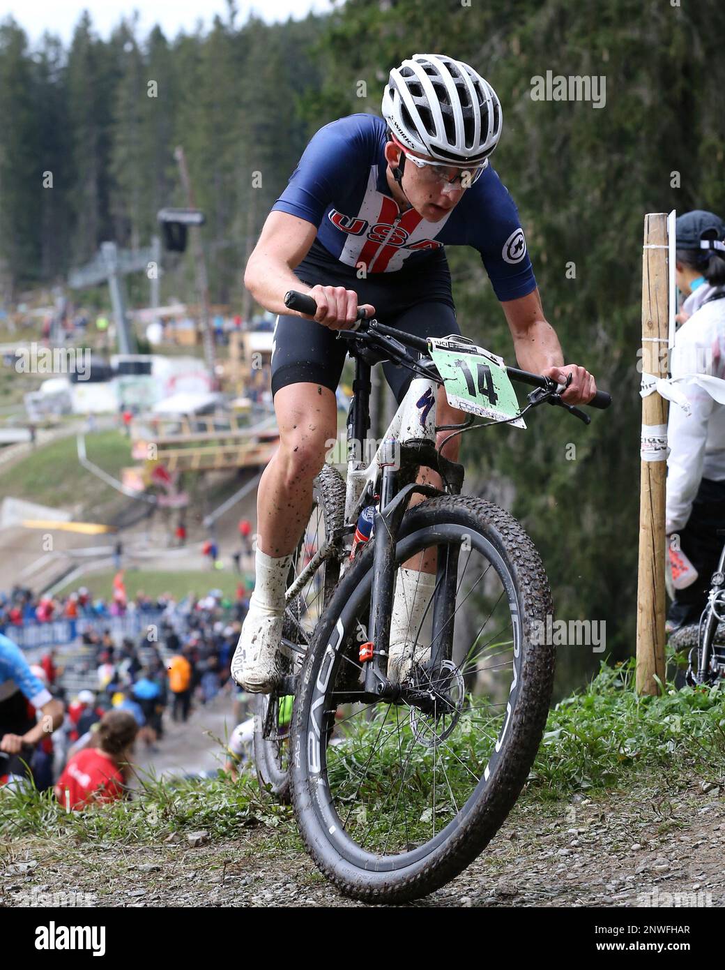 Kevin Vermaerke, of Rancho Santa Margarita, CA, at the Junior Men Cross ...