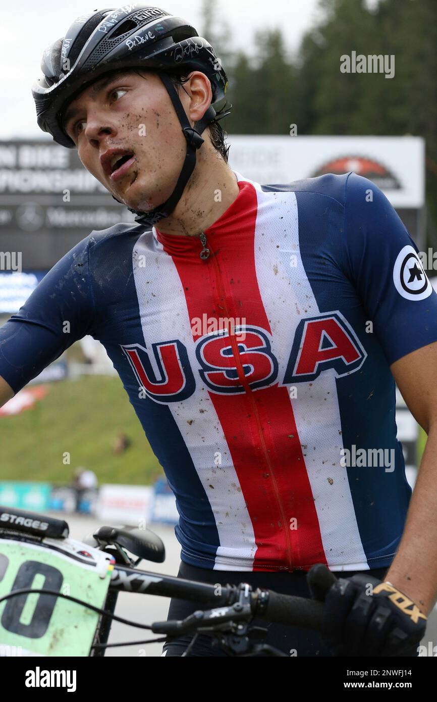 Scott Funston, of Black Diamond, Washington, at the Junior Men Cross ...
