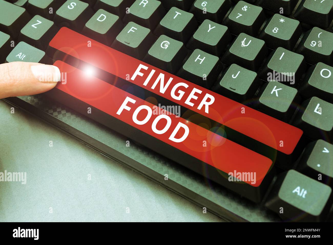 Inspiration showing sign Finger Food, Concept meaning products and ...