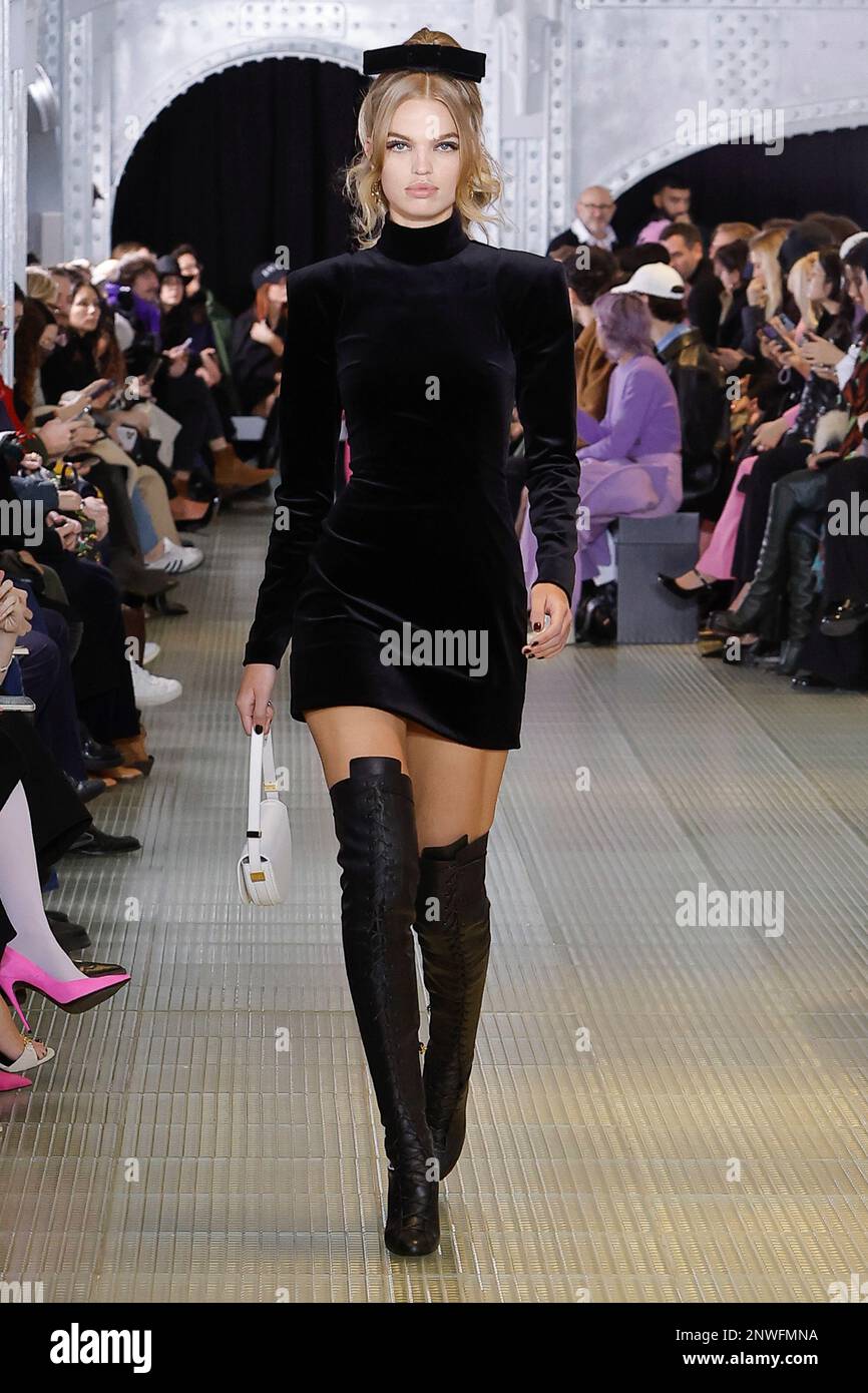 Paris, France, 28/02/2023, Models on the runway at the Patou fashion ...