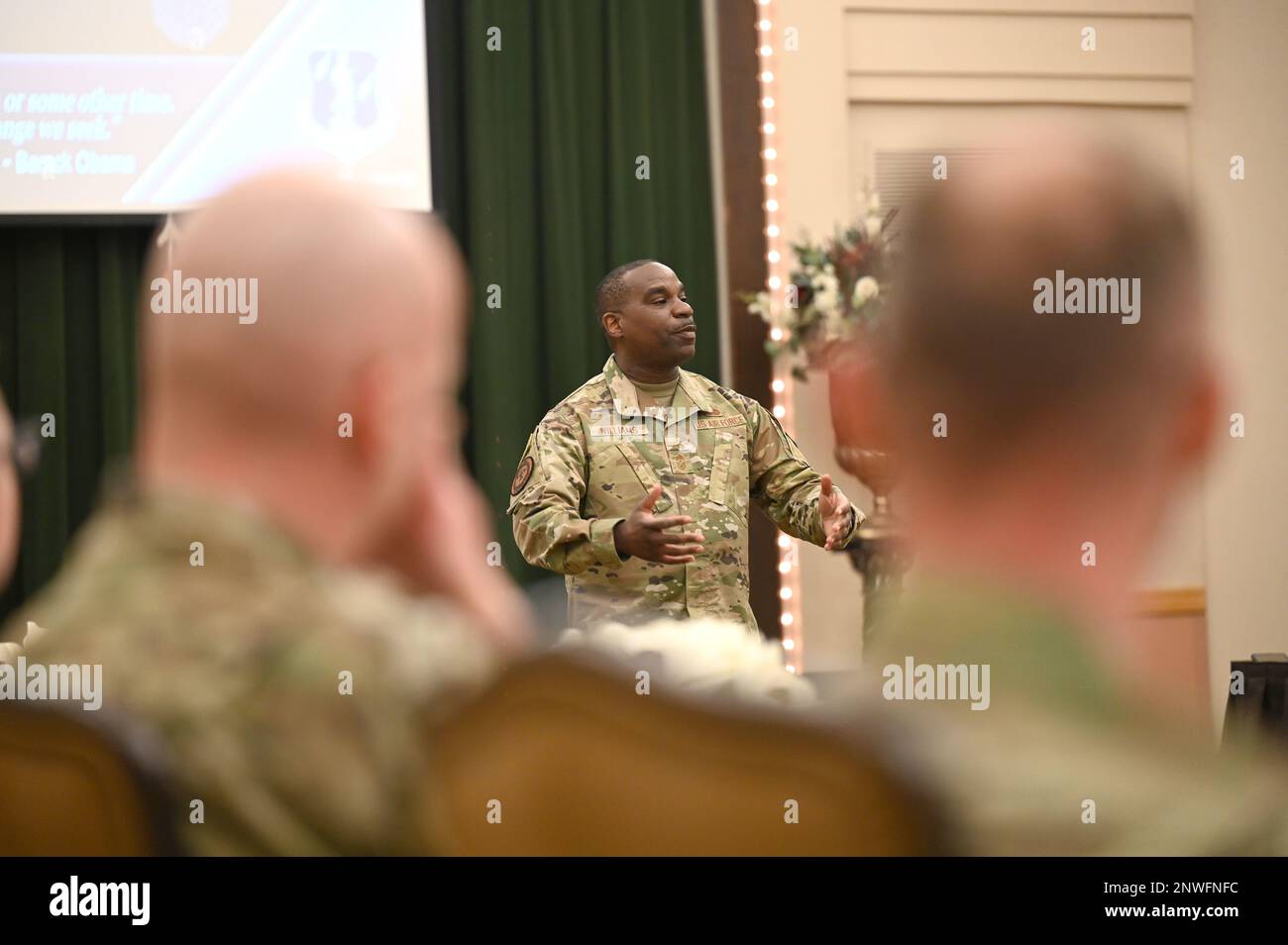 U.S. Air Force Chief Master Sgt. Maurice Williams, command chief, Air ...