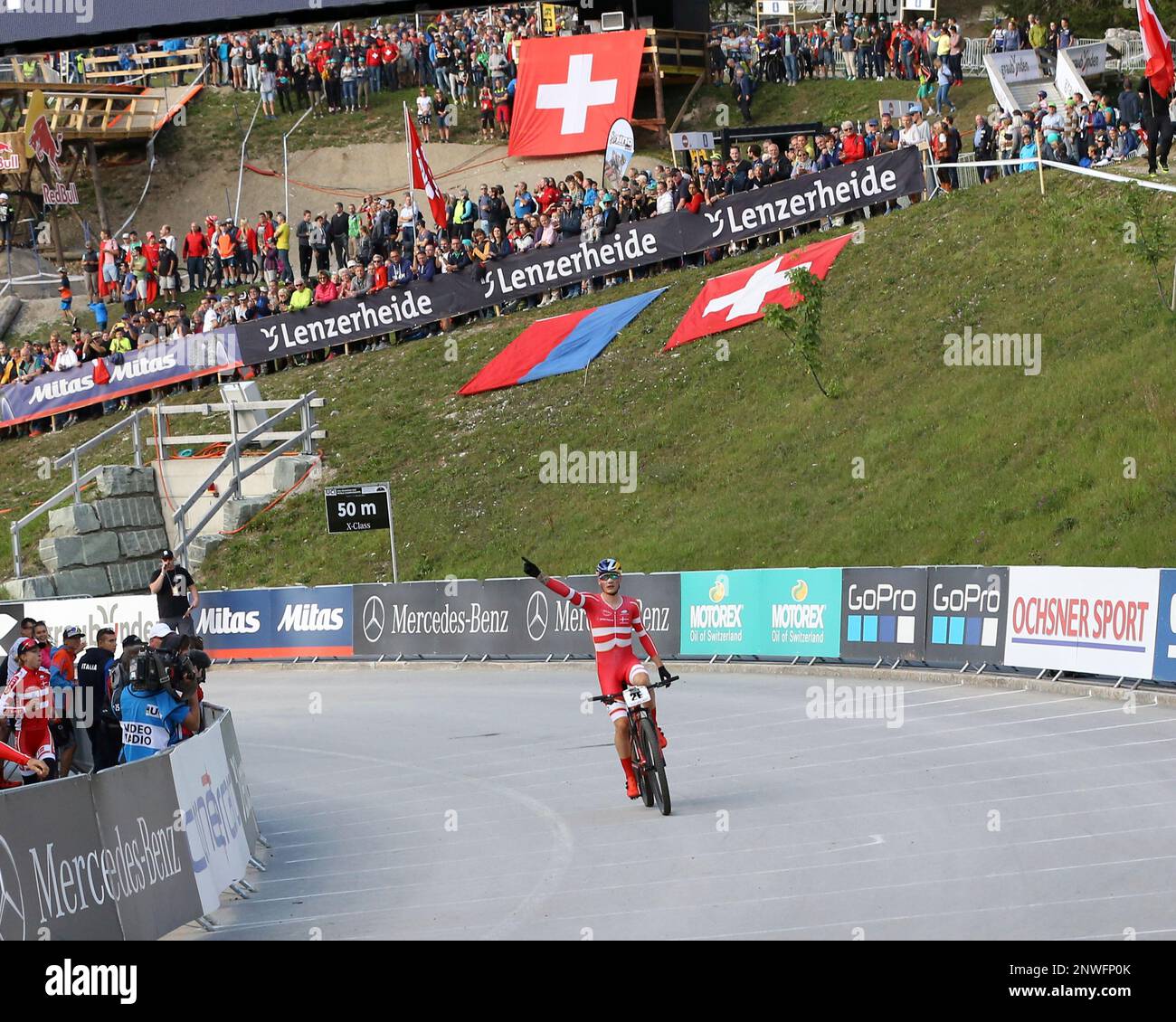 Simon Andreassen, of Denmark, at the Cross Country Team Relay, at the ...