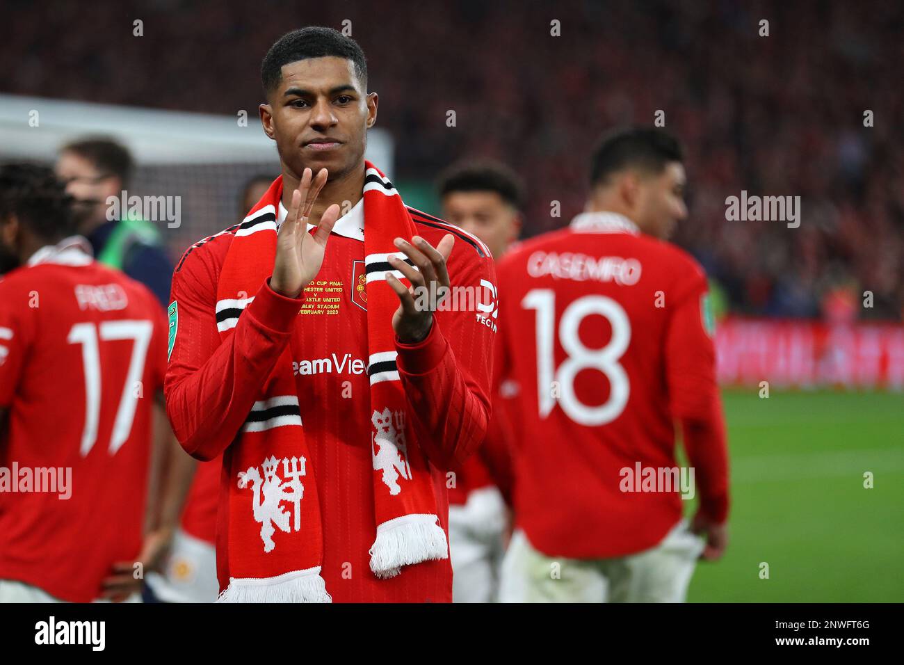 Marcus rashford 2023 celebrates hi-res stock photography and images - Alamy