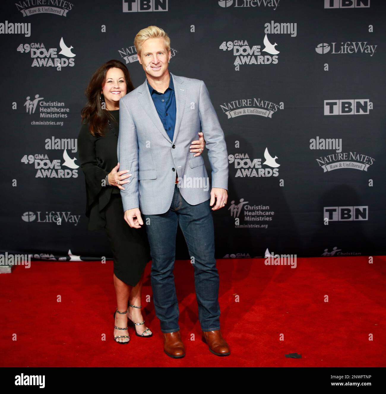 NASHVILLE, TN - OCTOBER 16: Reggie Smith Gaither Vocal Band arrives on ...