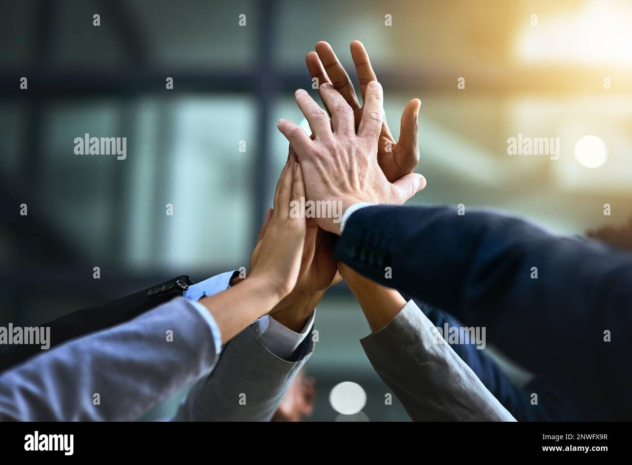Turn good business into great business with teamwork. Cropped shot of a ...