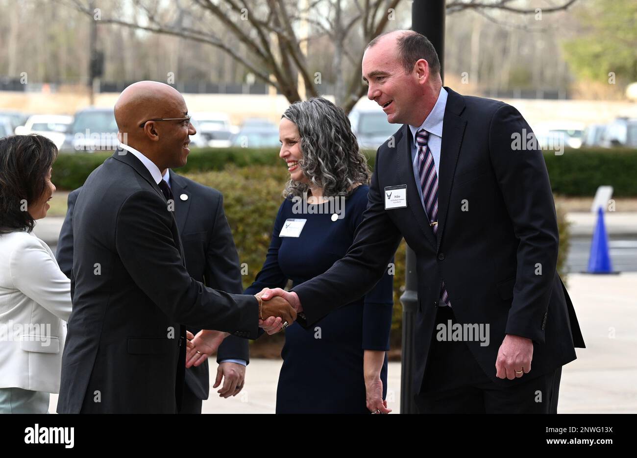 Air Force Chief of Staff Gen. CQ Brown, Jr., and Col. Michael Freeman ...