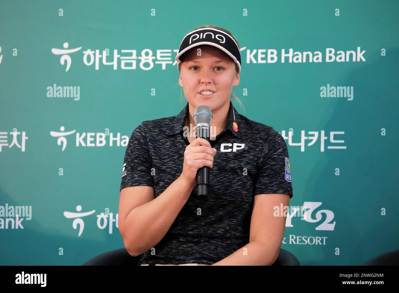 October 8, 2018 - Incheon, South Korea - A Six LPGA Players (from left ...
