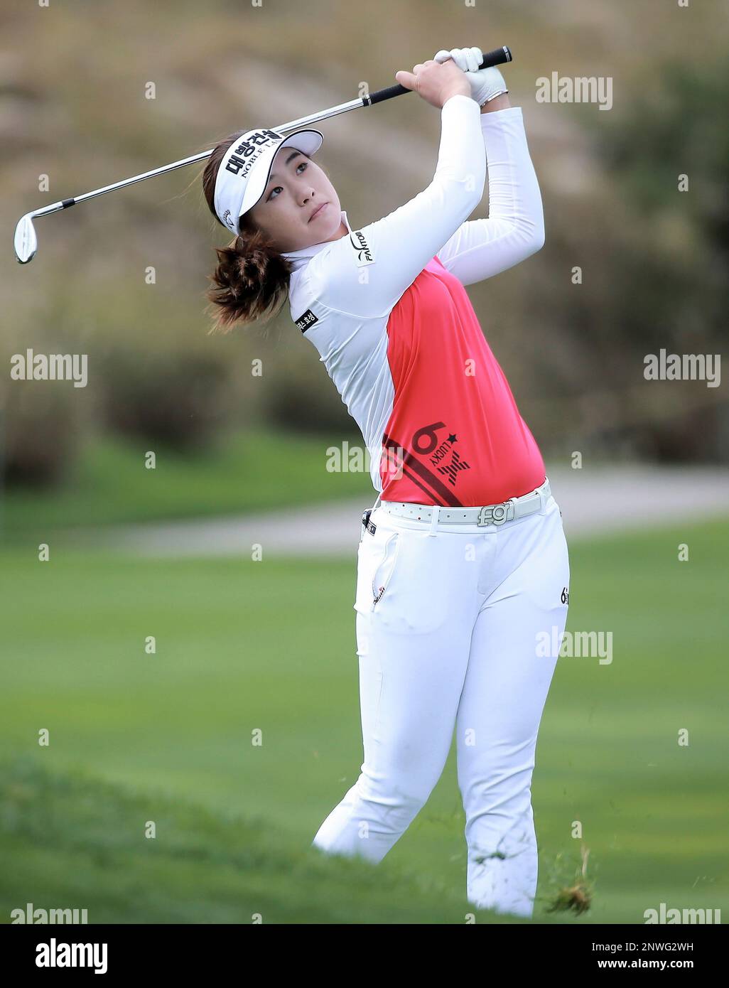 October 10, 2018 - Incheon, South Korea - Lee Jeong Eun of South Korea action on the 15th hall ...