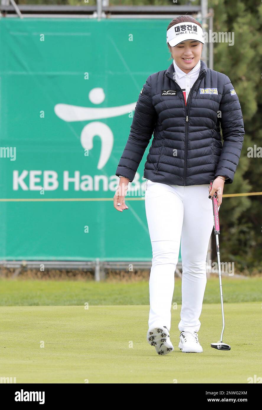 October 10, 2018 - Incheon, South Korea - Lee Jeong Eun of South Korea action on the 15th hall ...