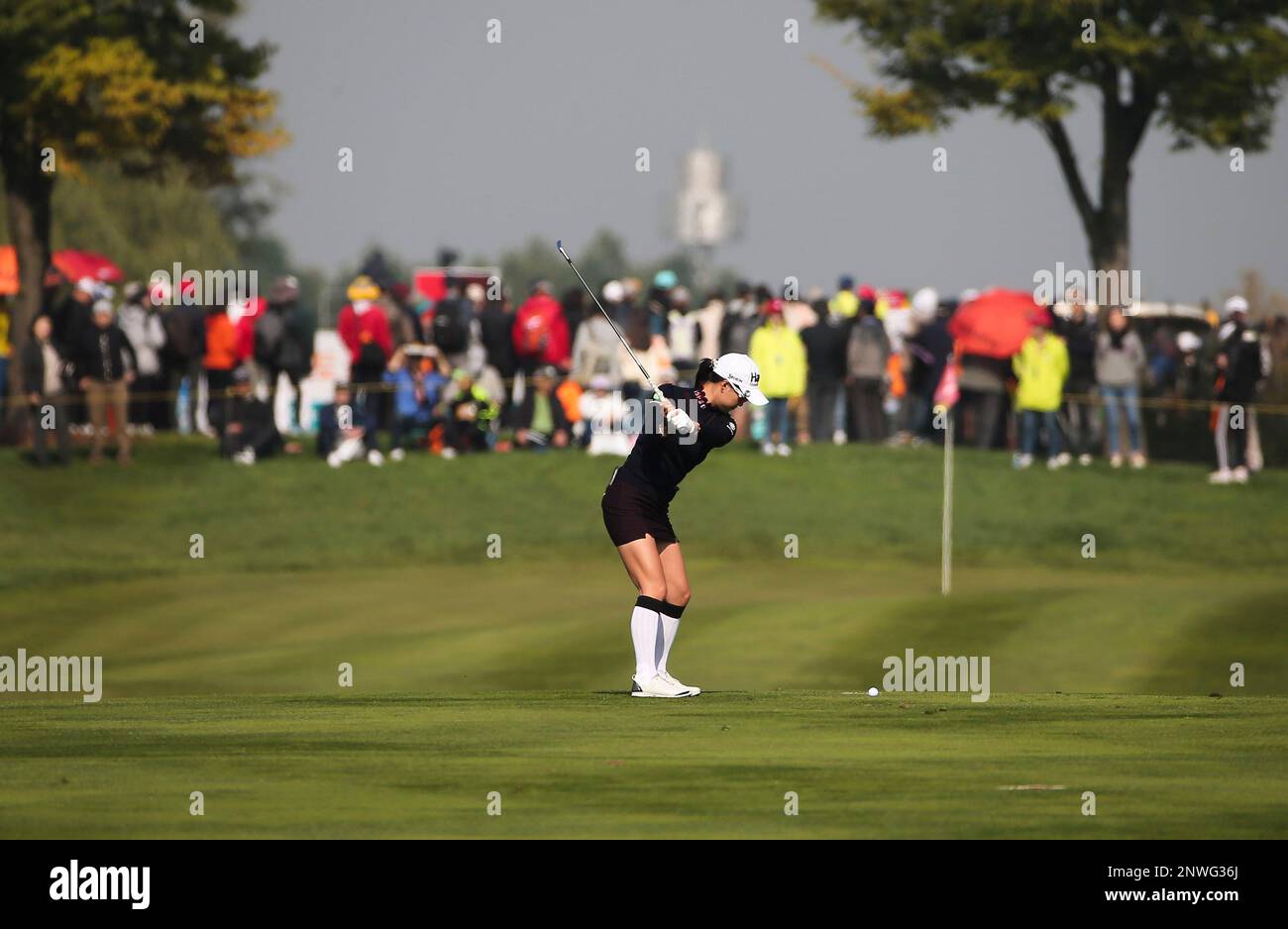 October 13, 2018 - Incheon, South Korea - Charley Hull of England action on the 1th hall during ...