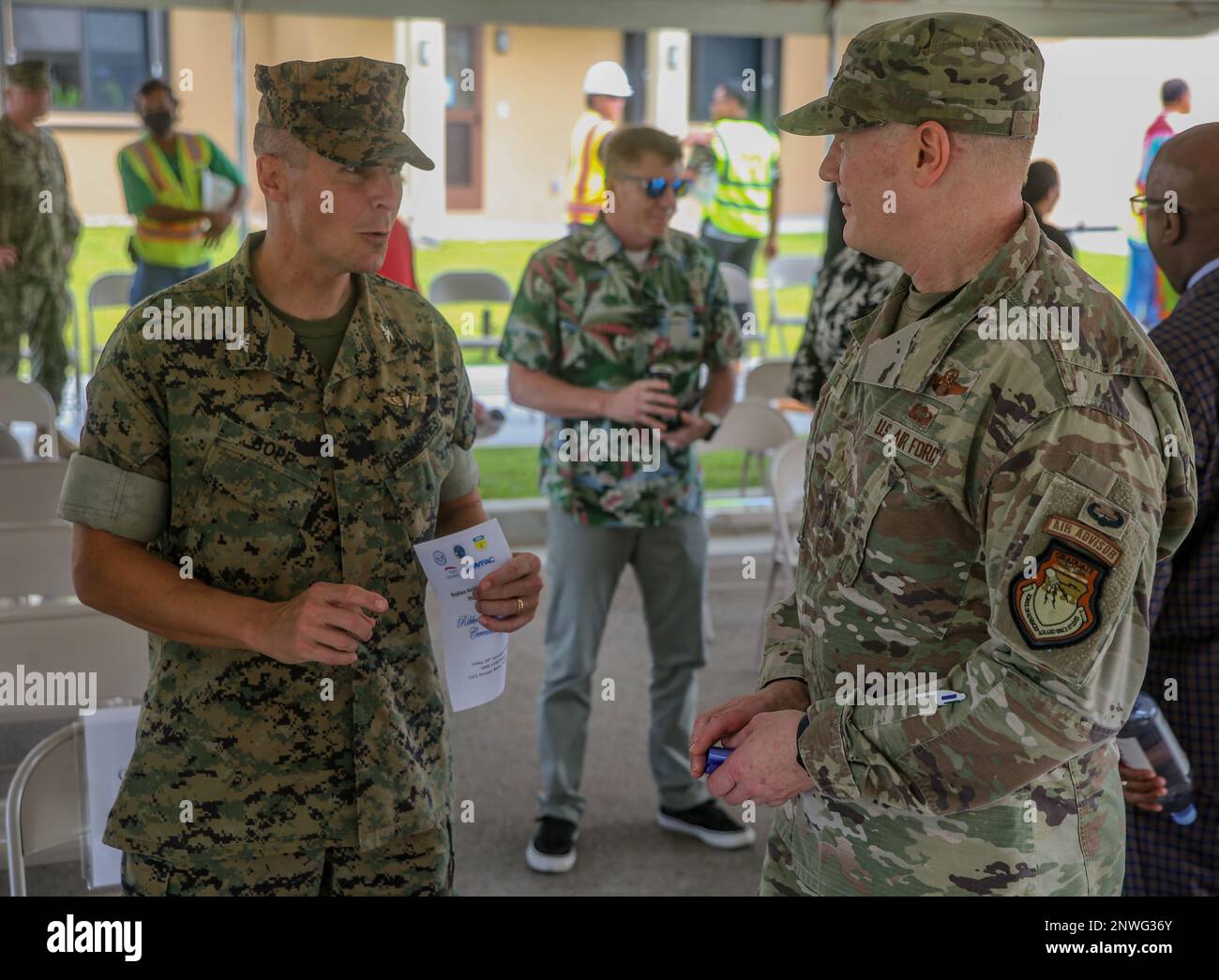 U.S. Marine Corps Col. Christopher L. Bopp, commanding officer for ...