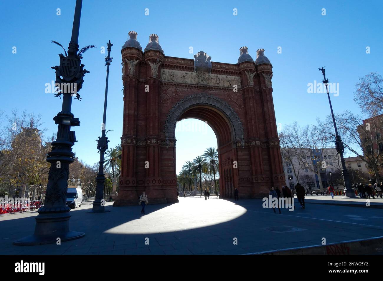 The grand entrance of barcelona hi-res stock photography and images - Alamy
