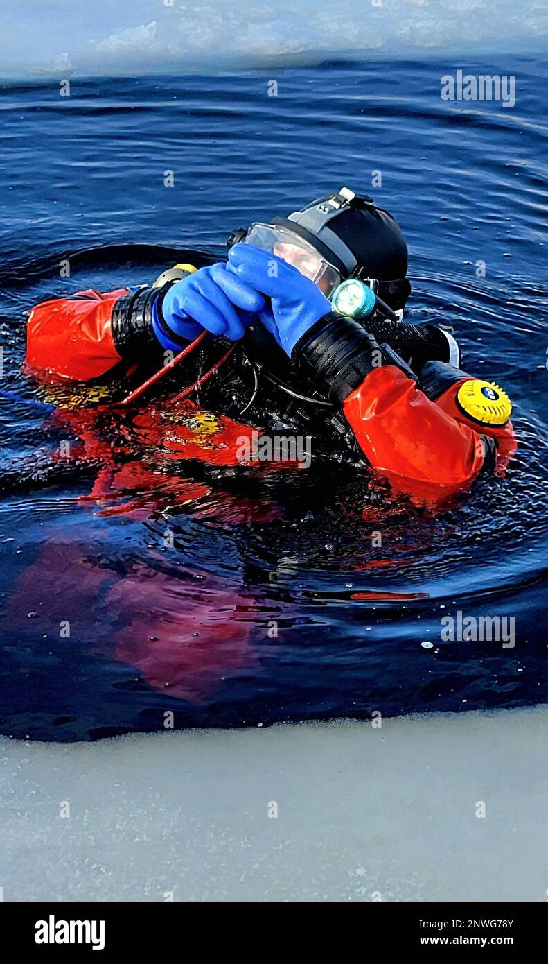 A firefighter with the Directorate of Emergency Services Fire ...
