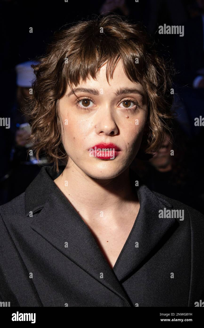 Mathilde Warnier poses for the Christian Dior Fall/Winter 2023-2024 ...