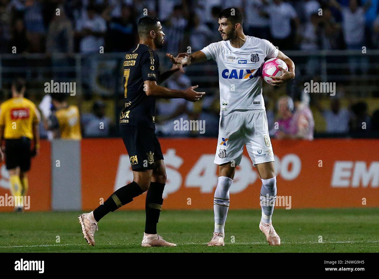 SP - Sao Paulo - 10/13/2018 - Brazilian A 2018, Santos vs. Corinthians ...