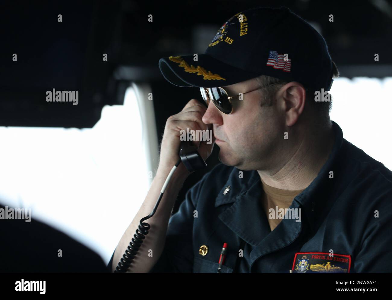 PHILIPPINE SEA (Jan. 18, 2023) – Cmdr. Charles Cooper, commanding ...