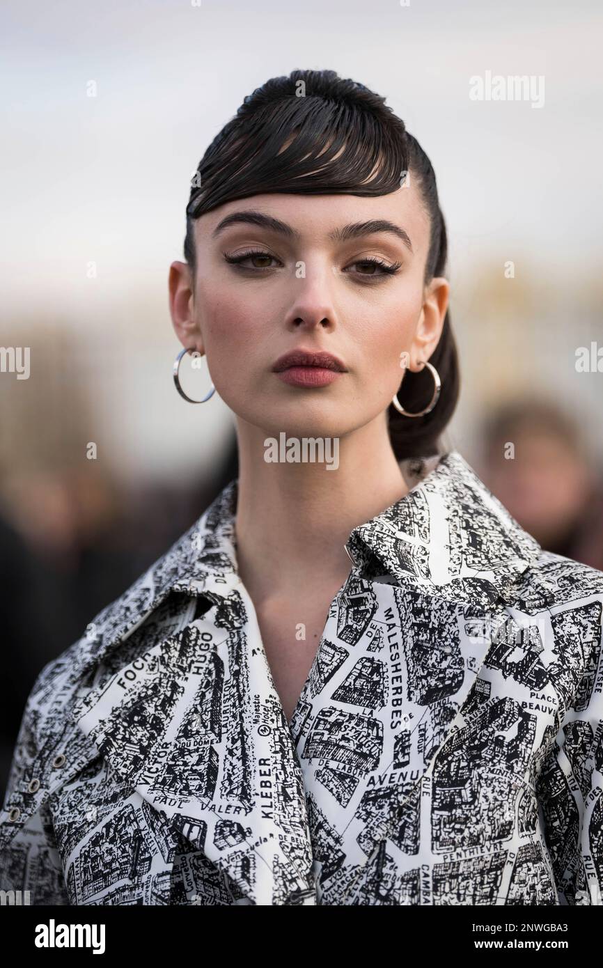 Deva Cassel poses for photographers upon arrival at the Christian Dior ... Deva Cassel poses for photographers upon arrival at the Christian Dior ...