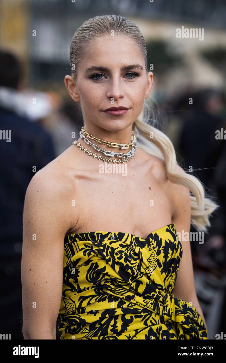 Caroline Daur poses for photographers upon arrival at the Christian ...