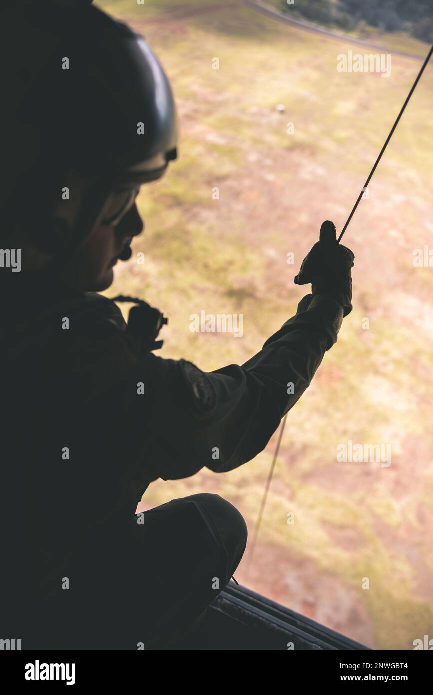U.S. Marine Corps Cpl. Ryan Maguire, a tiltrotor crew chief with Marine ...
