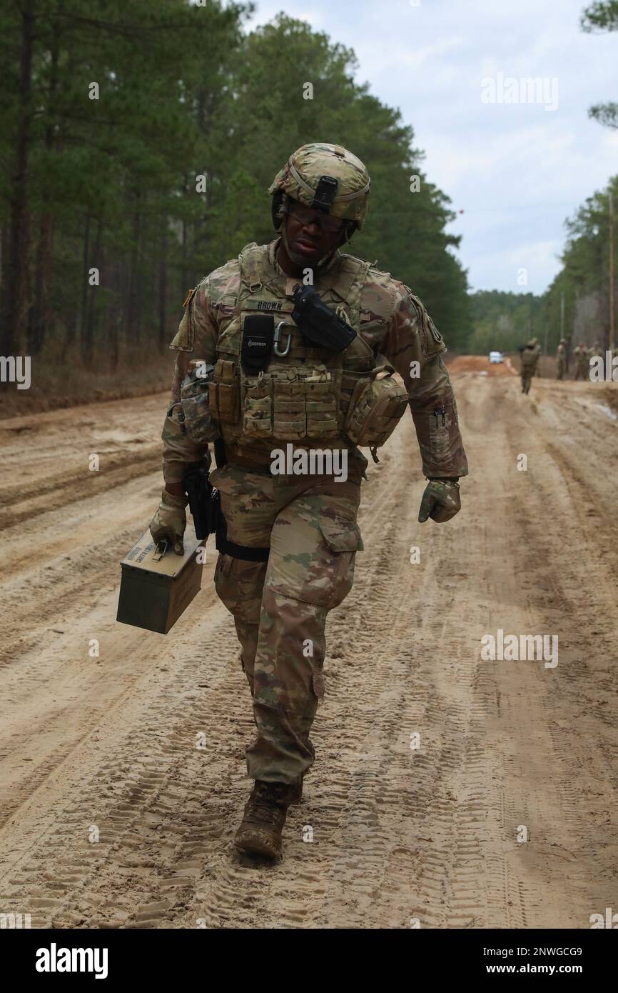 Staff Sgt. Nicolas Brown, member of the 91st Military Police Battalion ...