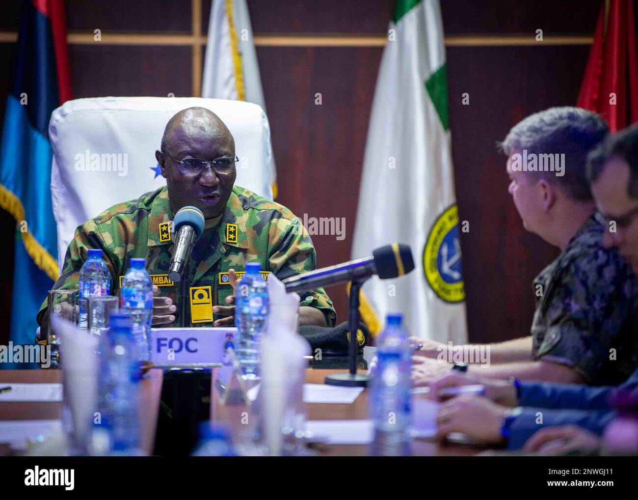 230126-N-DK722-1004 (Jan. 26, 2023) LAGOS, Nigeria – Nigerian Navy Rear ...