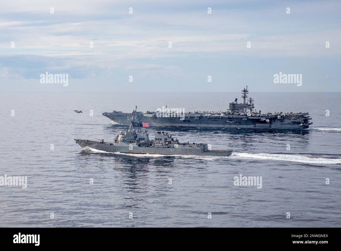 230113-N-MW880-1084 ADRIATIC SEA (Jan. 13, 2023) The Nimitz-class ...