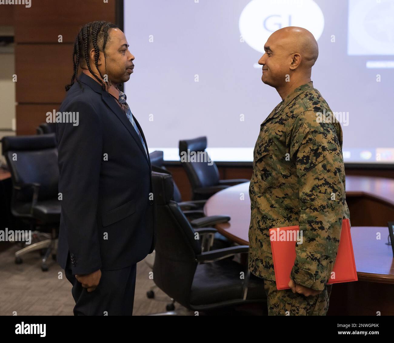 U.S Marine Corps Lt. Gen. Brian W. Cavanaugh, the commanding general of ...