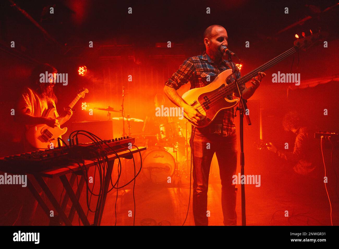 Milan, Italy, 28th Feb 2023. Canadian post punk band Preoccupations (ex ...