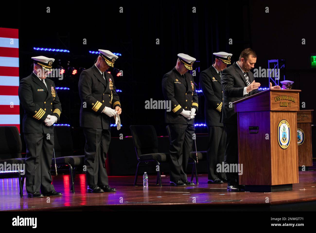 Hampton, Va. (January 20, 2023) Liberty Live Church Pastor gives the ...