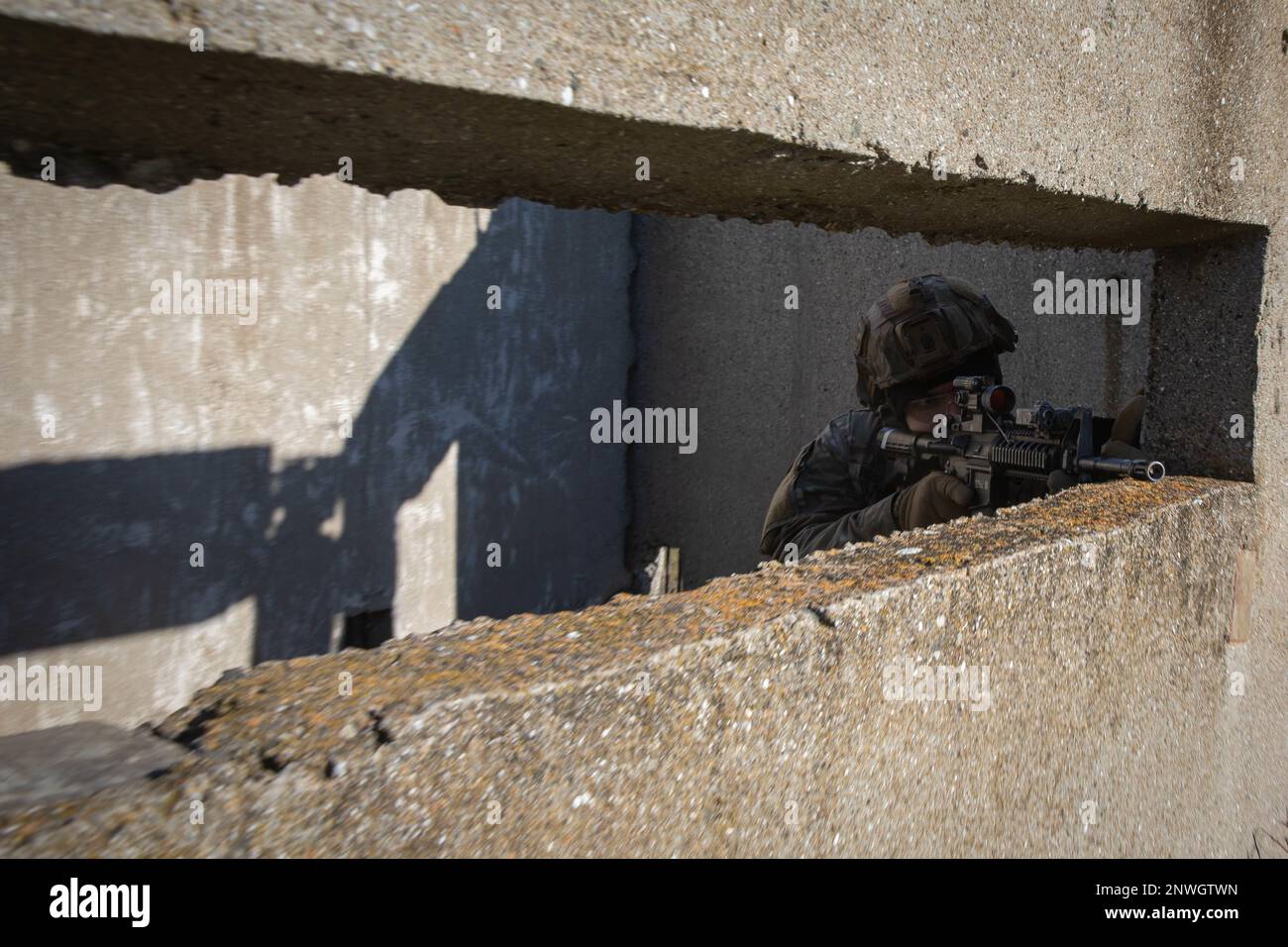 U.S. Army Sgt. Hunter Champe assigned to 2nd platoon, Bastion Company ...
