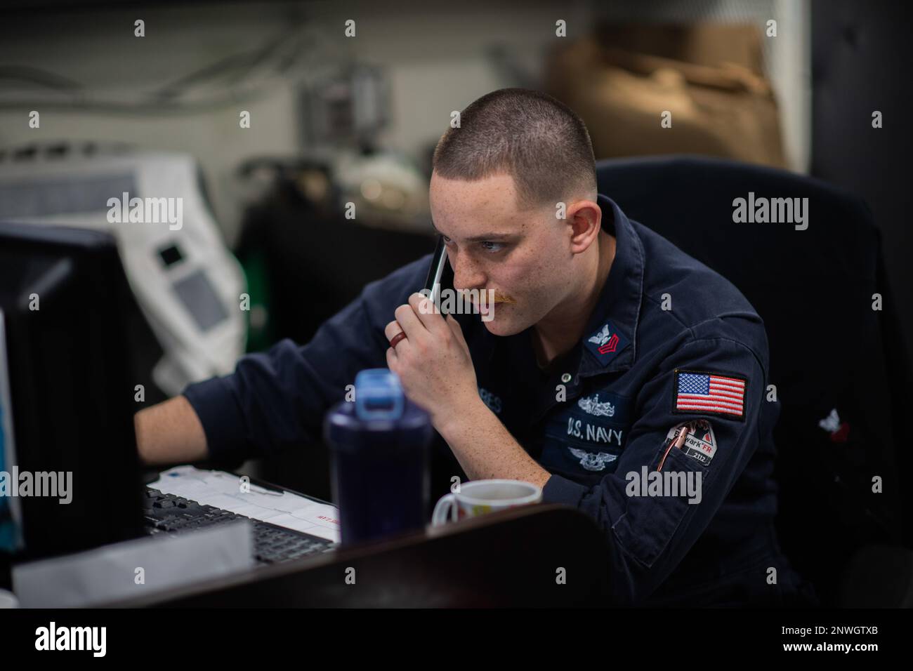 230103-N-KU796-1029 PHILIPPINE SEA (Jan. 3, 2023) U.S. Navy Damage ...