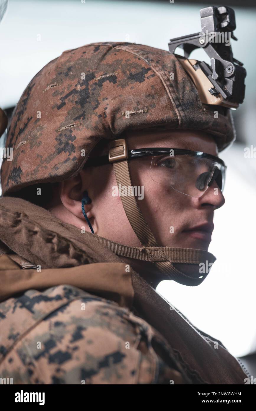 U.S. Navy HM3 Ian Wilkinson, a corpsman with 1st Battalion, 7th Marine ...