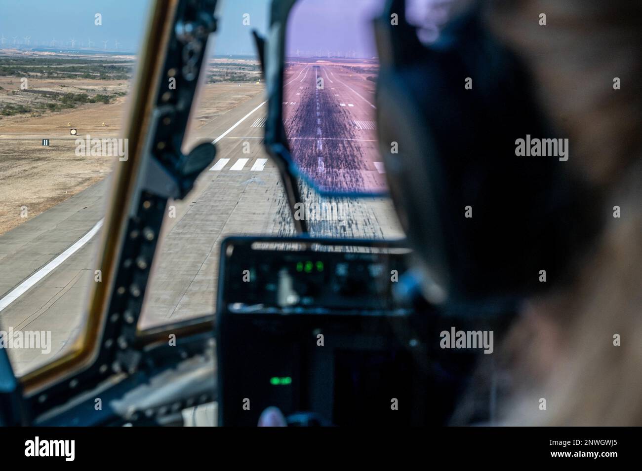 U.S. Air Force Maj. Sandra Salzman, 37th Airlift Squadron pilot, lands ...