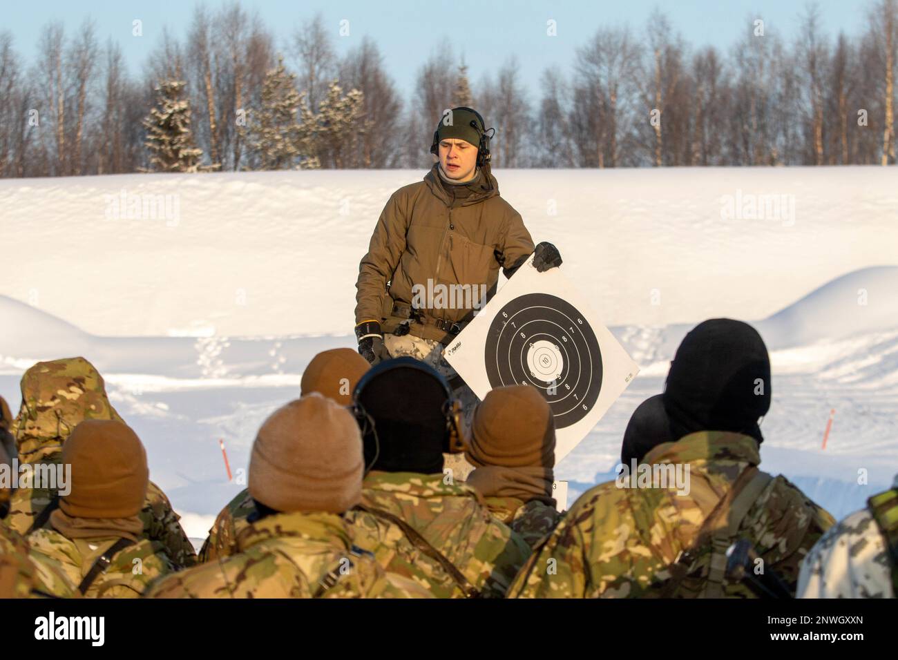 A Finnish instructor shows soldiers from Charlie Troop, 3-71 Cavalry ...