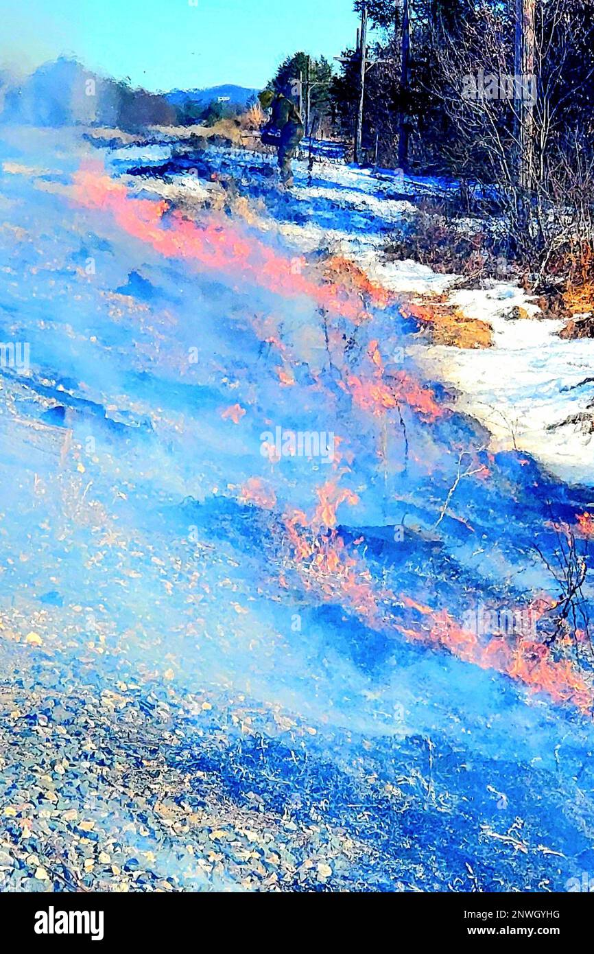 Kelly Grenquist with Colorado State University (CSU) oversees a ...