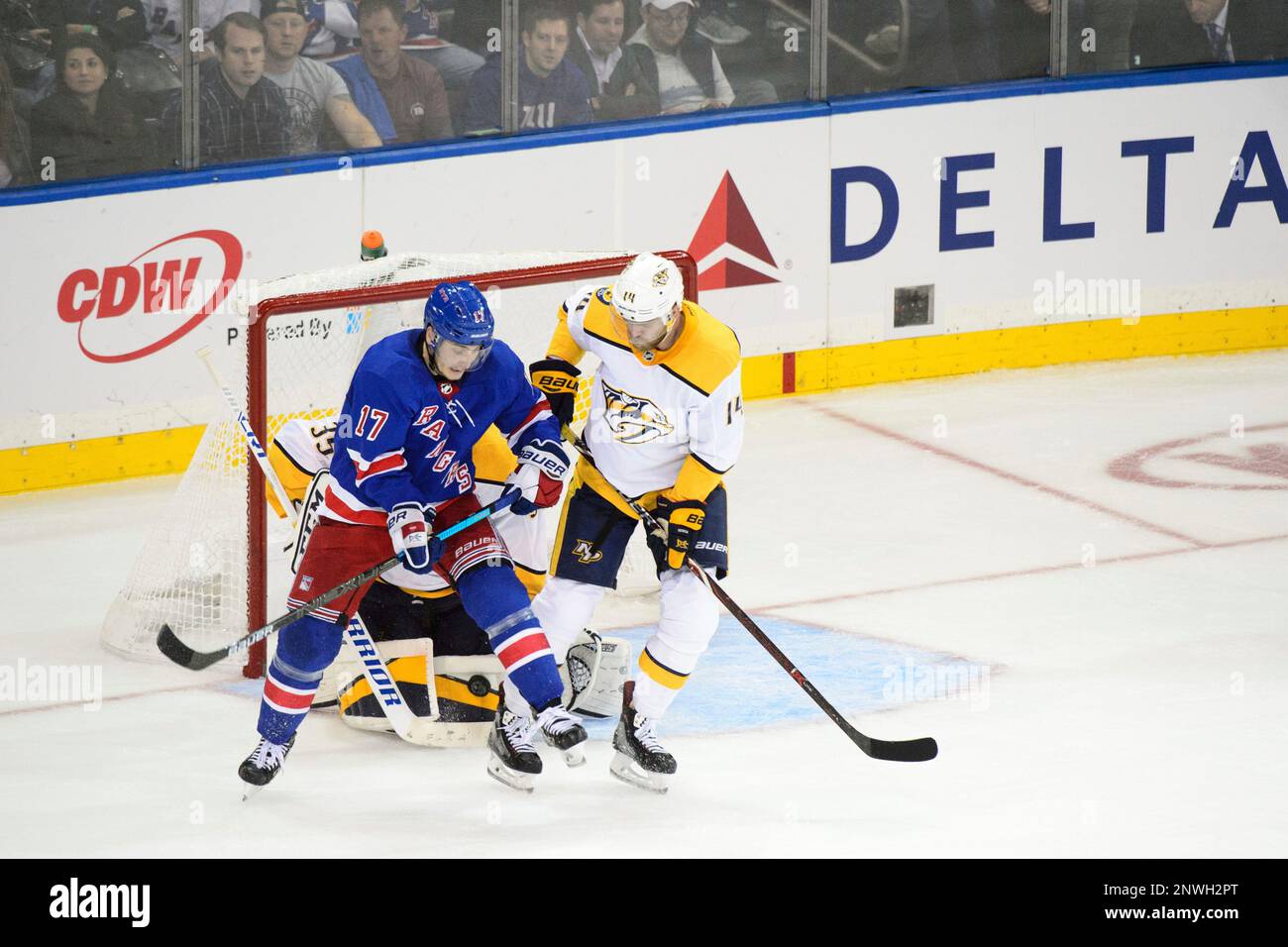 October 04, 2018: New York Rangers right wing Jesper Fast (17) and ...