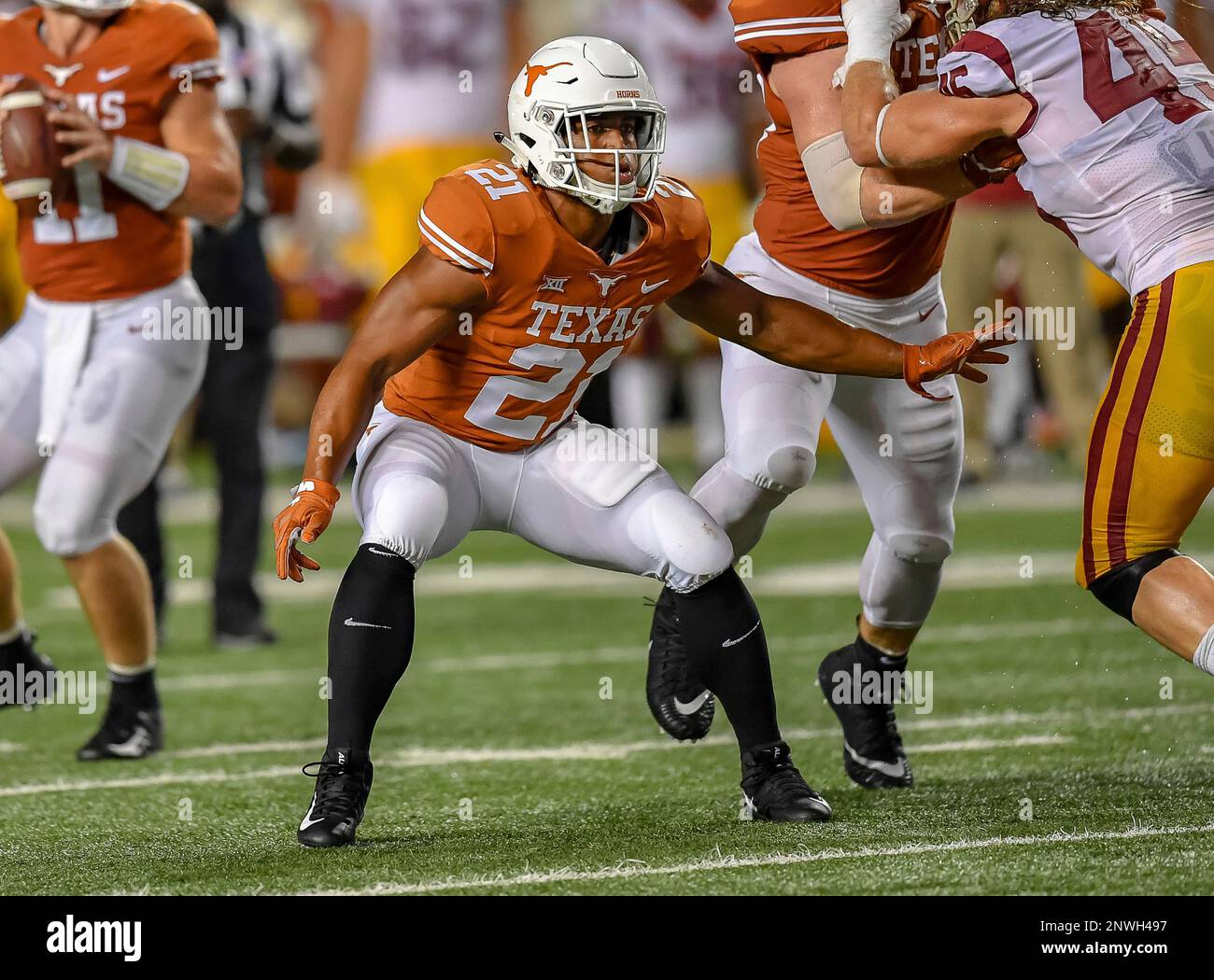 September 15, 2018 Austin, TX...Longhorn running back, Kyle Porter (21 ...