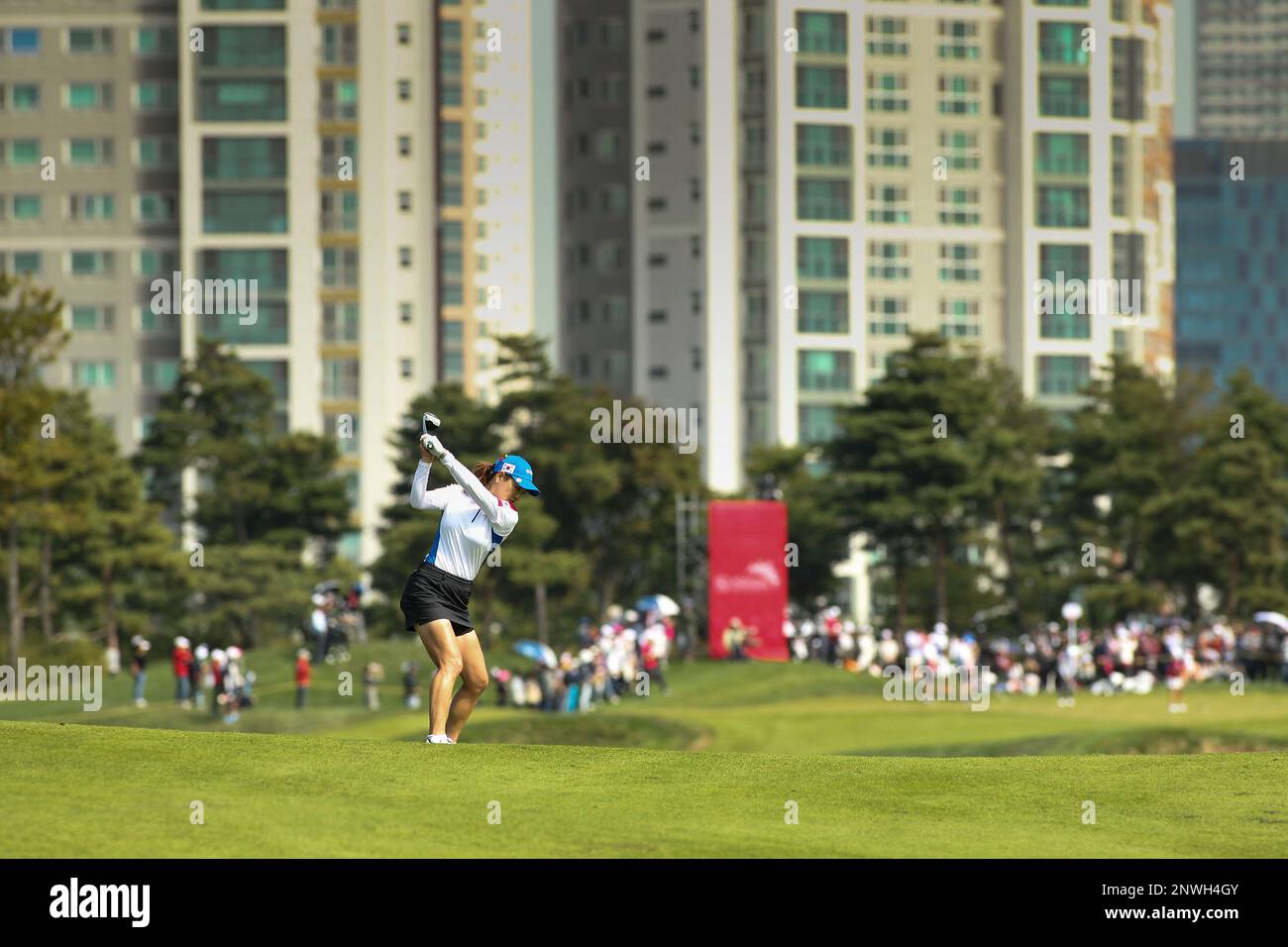 Oct 02, 2018-Incheon, South Korea-So Yeon Ryu of South Korea action on ...