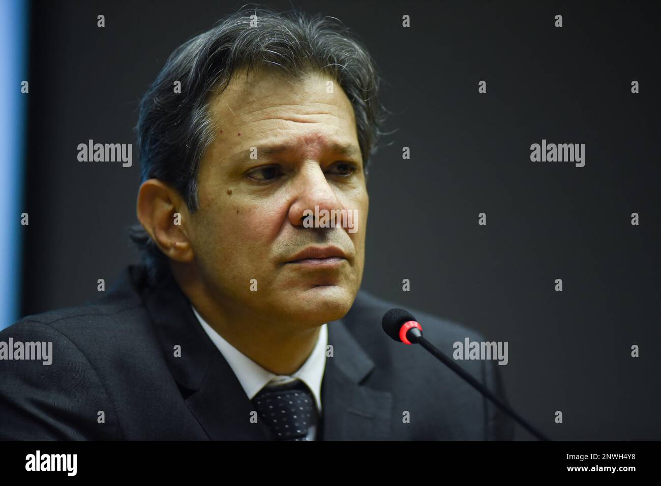 BRASÍLIA, DF - 28.02.2023: COLETIVA FERNANDO HADDAD IMPOSTOS GASOLINA ...