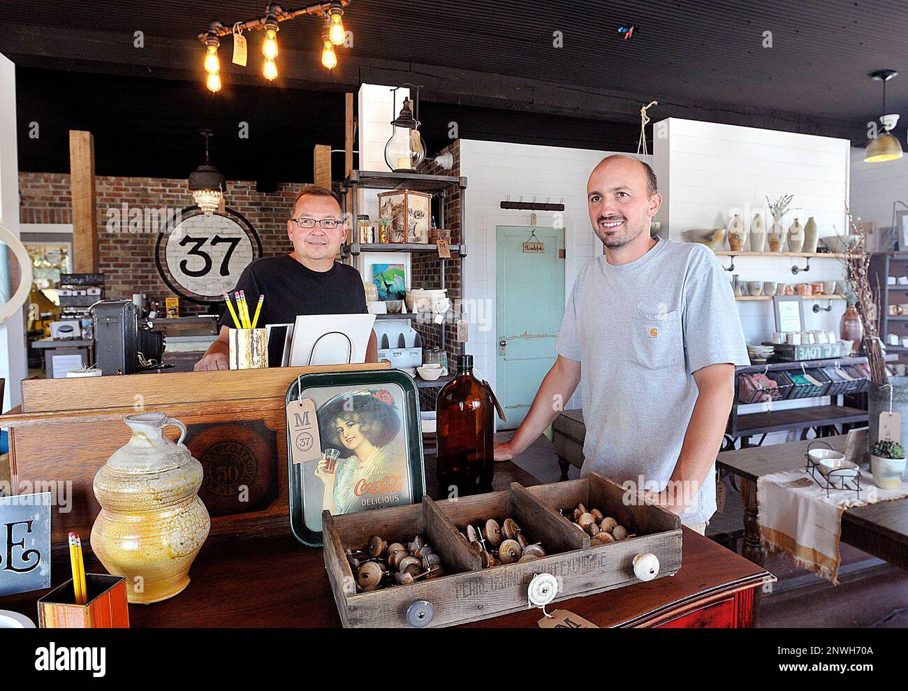 Mercantile 37 co-founders J R Roudebush and his son Nick Roudebush in ...