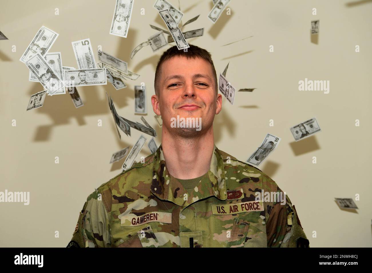 1st Lt. Ethan Gameren, 31st Comptroller Squadron financial operations ...