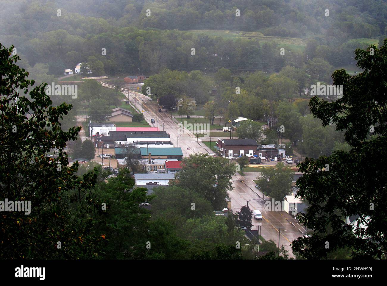 In this Tuesday, Sept. 18, 2018 photo, a scenic overlook along Highway ...