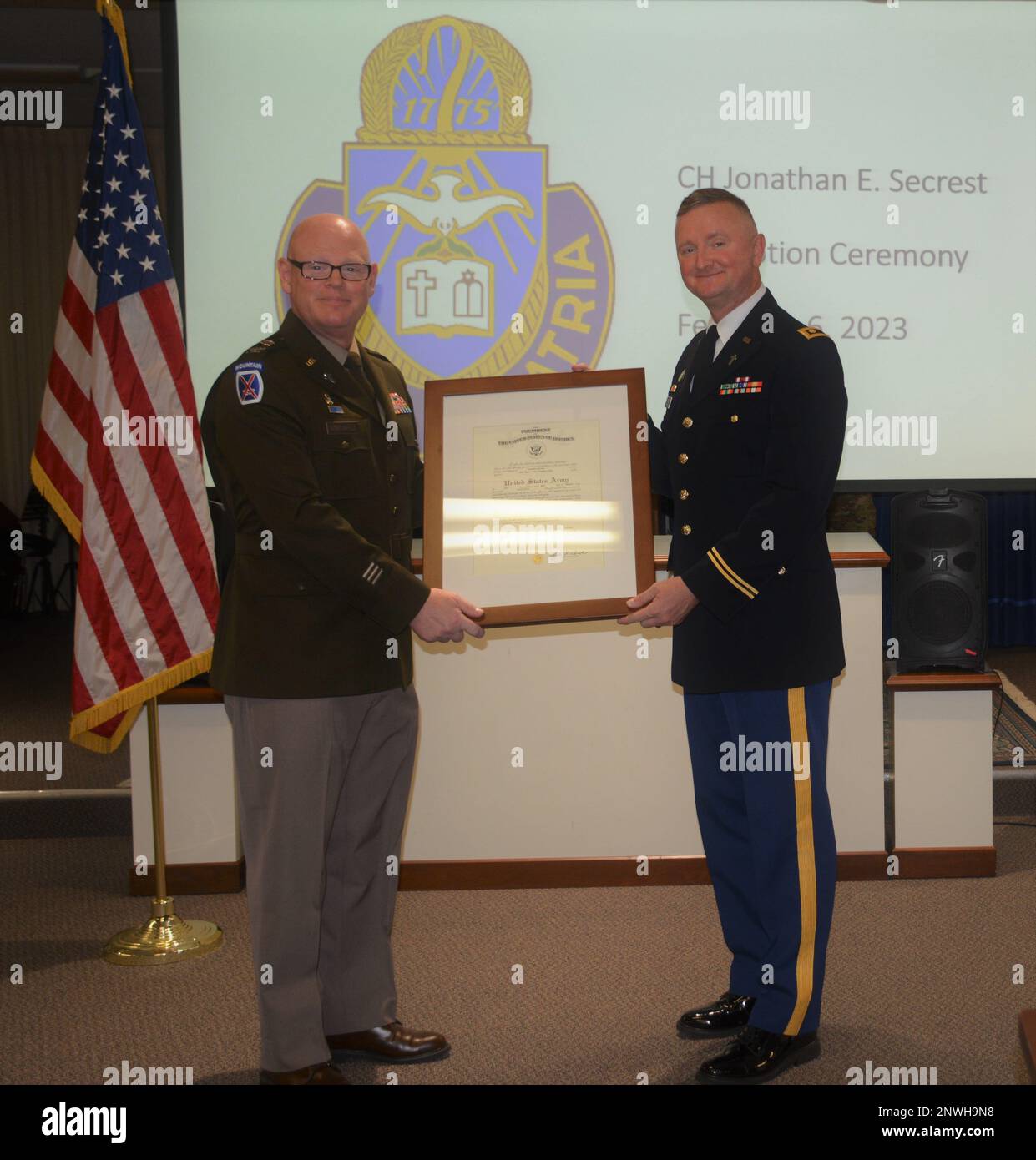Congratulations to Chaplain Maj. Jonathan E. Secrest on his promotion ...